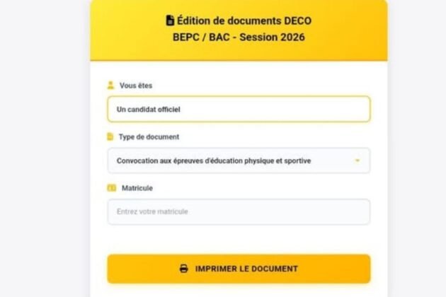 Convocation BEPC 2026 : comment imprimer sa convocation en ligne ...